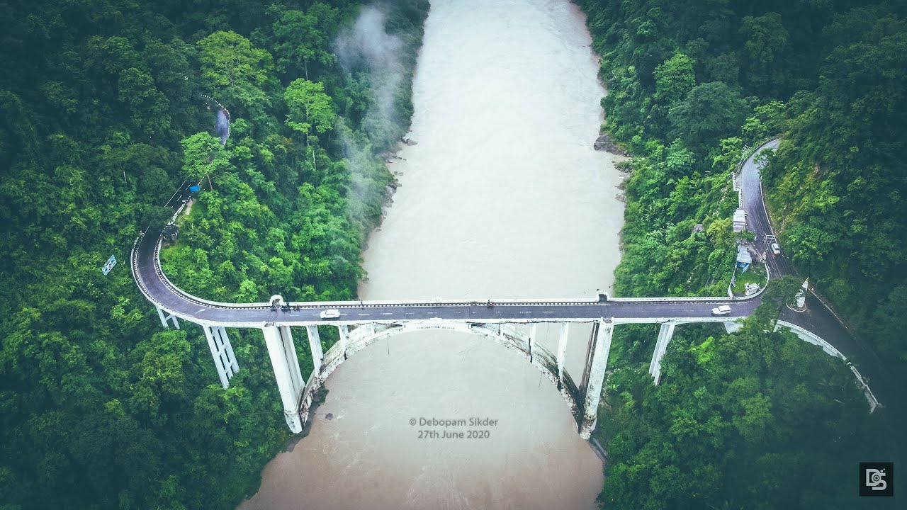 Sevoke Coronation Bridge | Aerial view | Siliguri | Little Hearts - YouTube