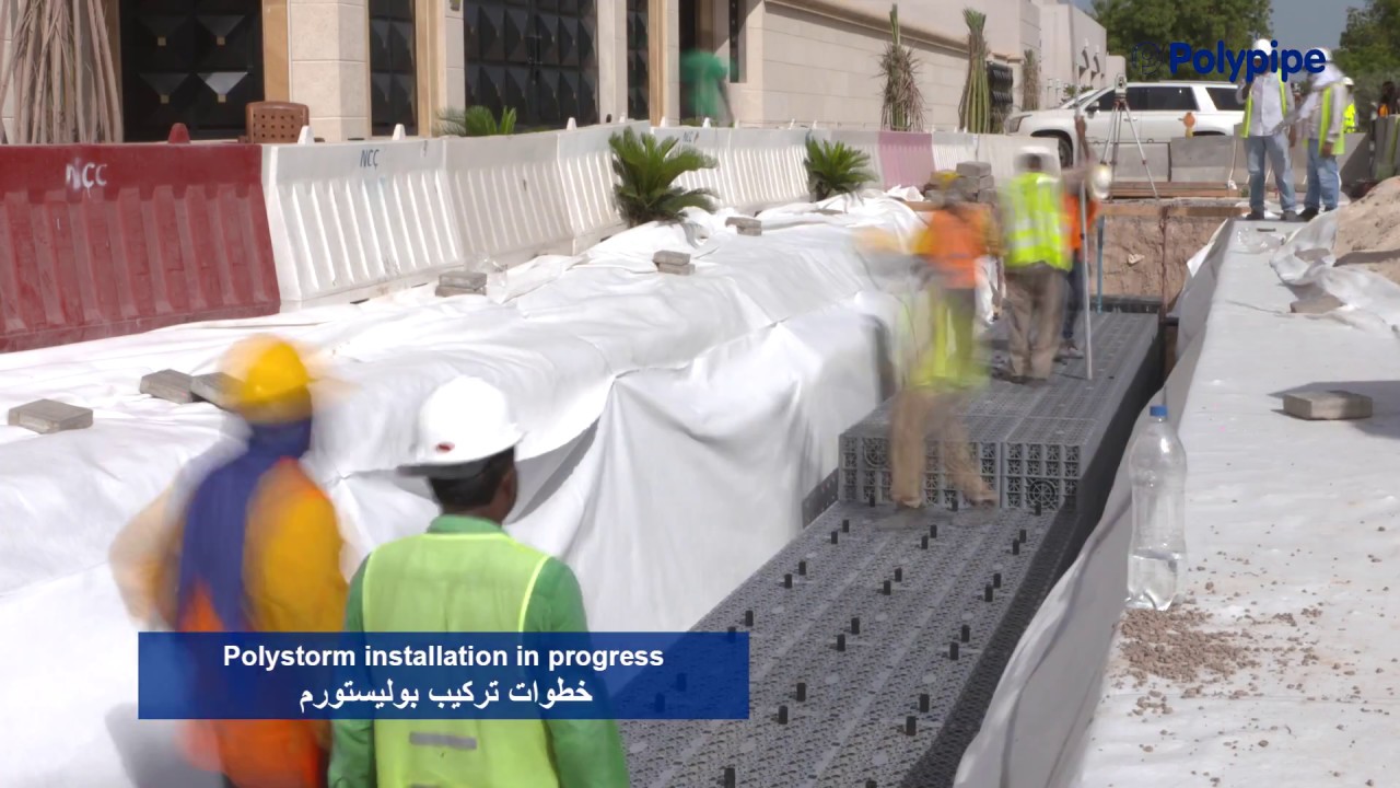 Polystorm Stormwater Management Solution Timelapse - YouTube