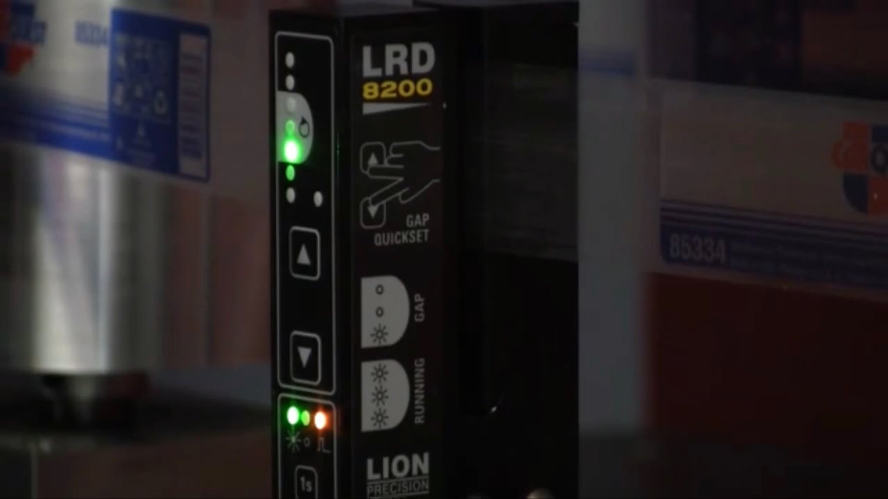 Configuración básica sensor Ultrasónico LION PRECISION LRD8200 - YouTube