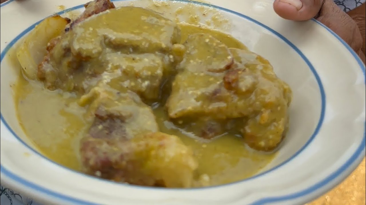 HOY PREPARAMOS CARNE DE MARRANO EN SALSA DE TOMATE VERDE - YouTube