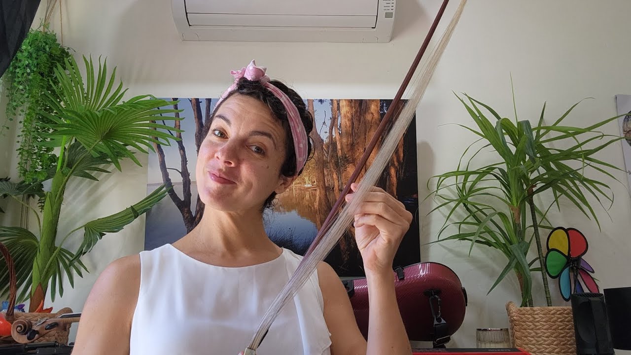 How I Clean my Violin Bow Hair - YouTube