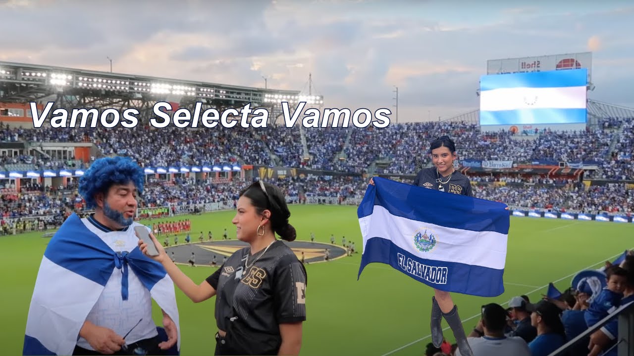 Fui a el partido de El Salvador vs Panama en Houston 🤩 - YouTube