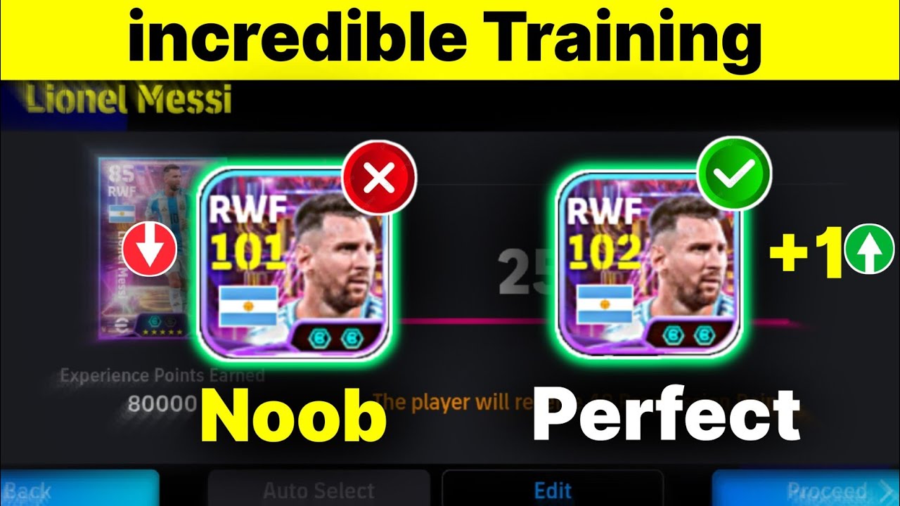 Free Booster Card Lionel Messi Perfect Training Guide | How to Max ...