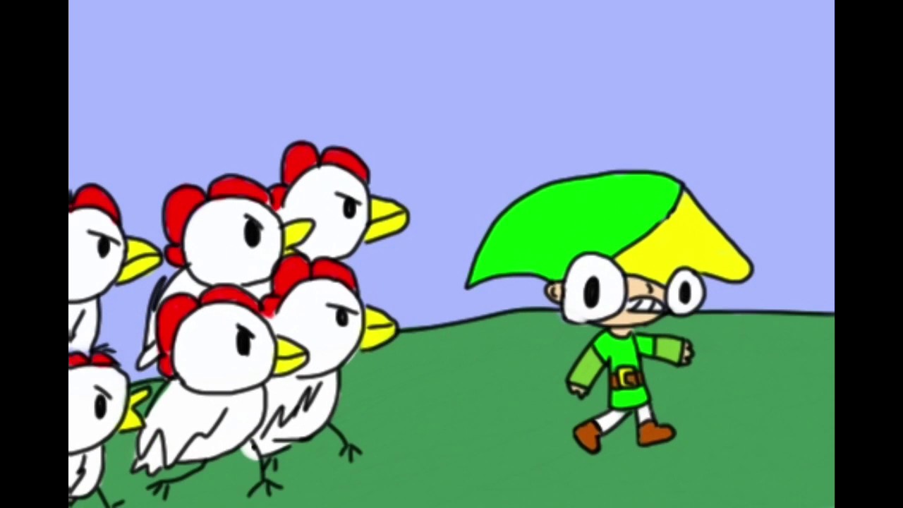 Legend Of Zelda Animation- Chickens - YouTube