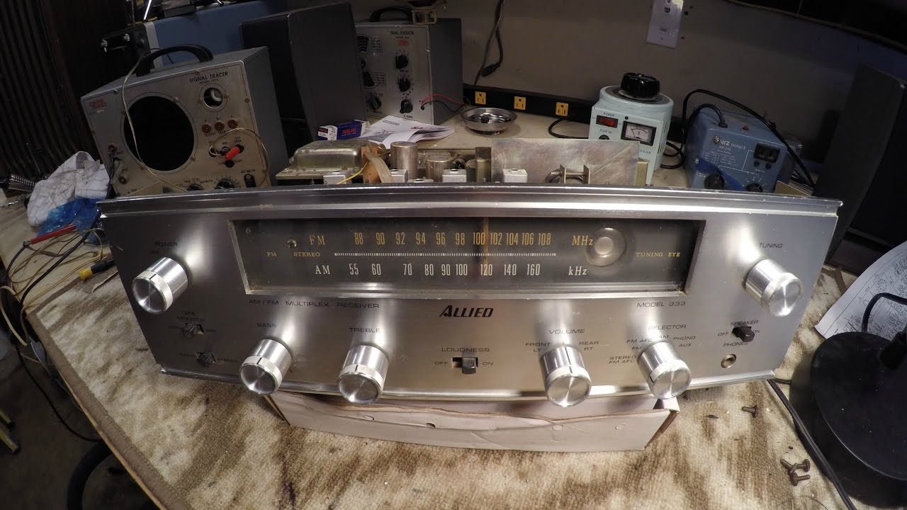 1962 Allied Model 333 Stereo Tube Receiver (Part 1)...Vintage Audio ...