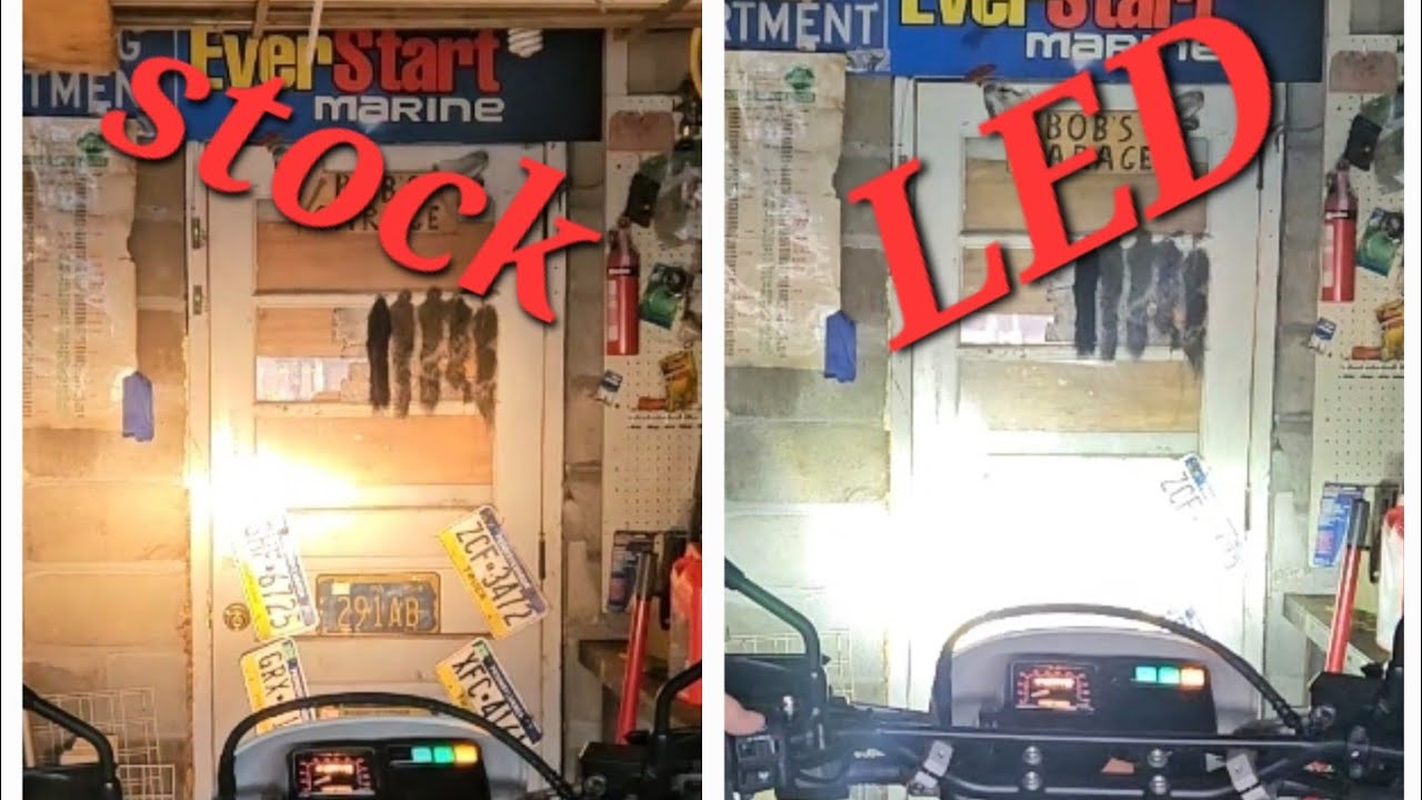 Installing LED Headlight Honda XR650L - YouTube