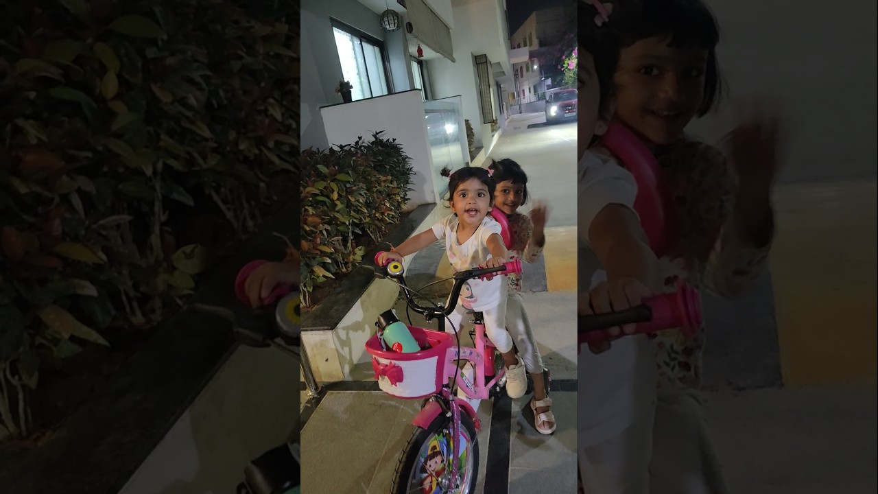 Pedals, pals, and pure joy — Vedika's cycle diaries begin!#shortsfeed #shortsvideo # ...