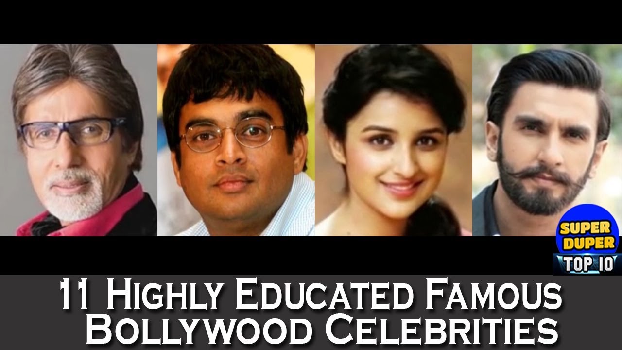 11 Highly Educated Famous Bollywood Celebrities - HD Latest 2018 - YouTube