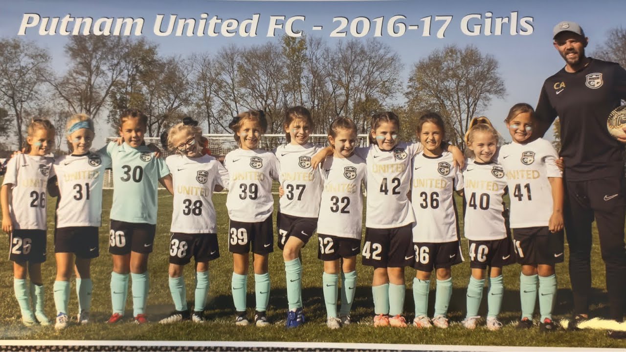 PUFC 2016-2017 girls: scrimmage vs 2017-2018 boys - YouTube