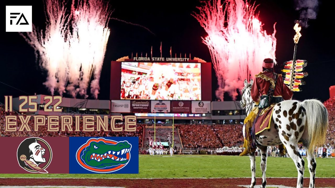 Florida State Football Experience vs Florida 2022 (Live Crowd ...