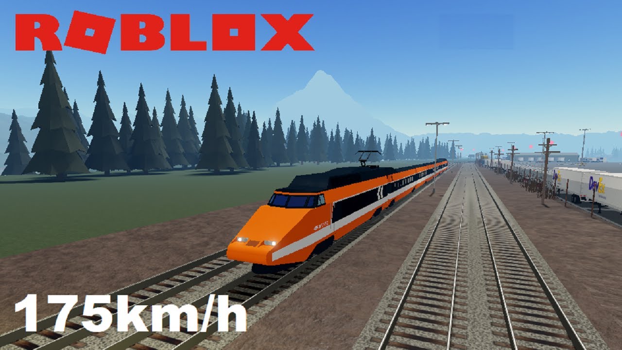 TGV reaches 175km/h in ROBLOX: Rails Unlimited! - YouTube