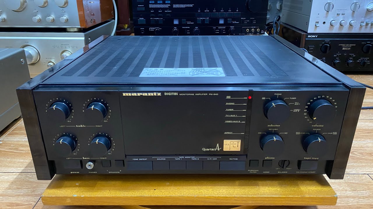 Amply Marantz Pm-84d zin đẹp xuất sắc. Gọi E Trí 0903.747.111. - YouTube