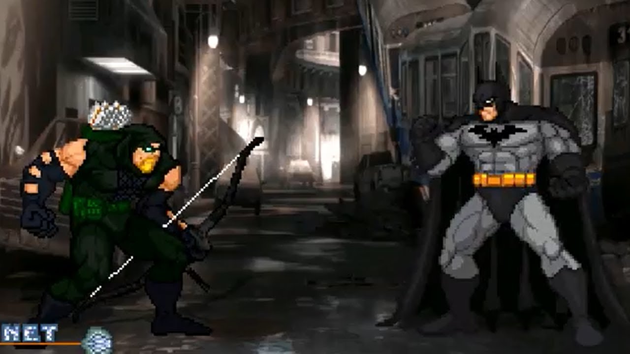 MUGEN Battle Showcase: Arrow Vs Batman - YouTube
