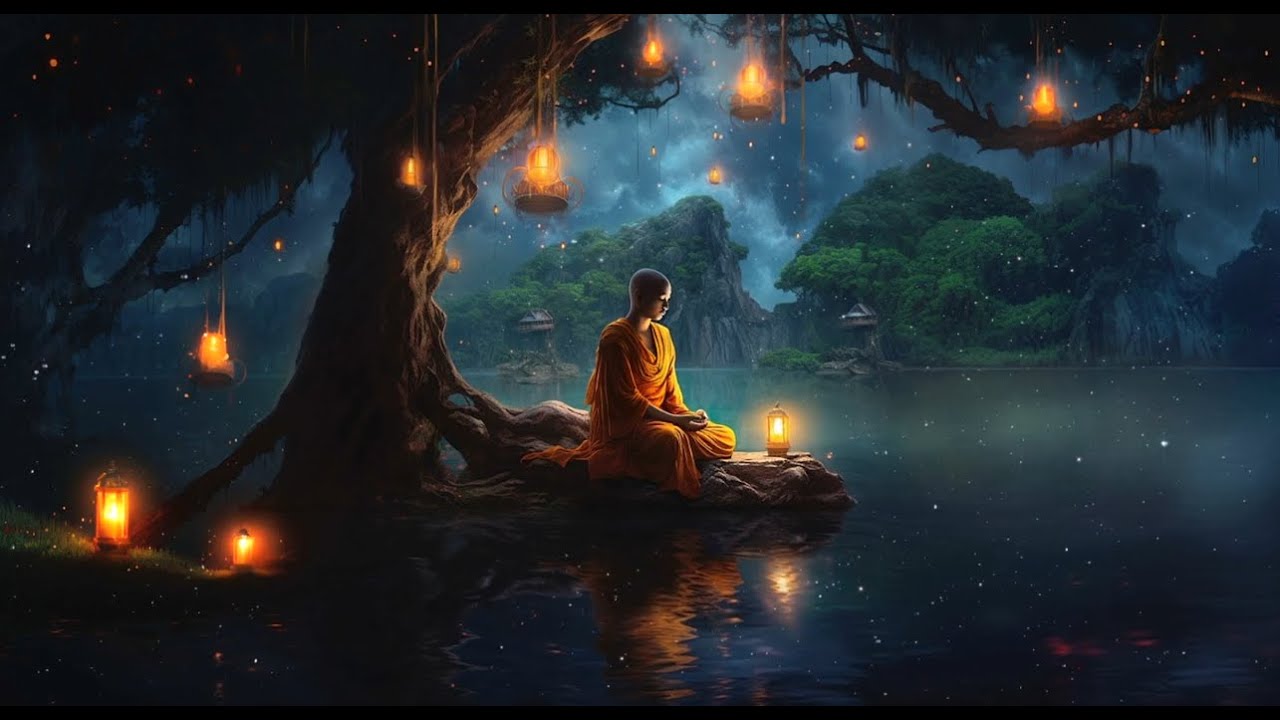 Meditation with the mantra OM - Meditación con el mantra OM - Meditação ...