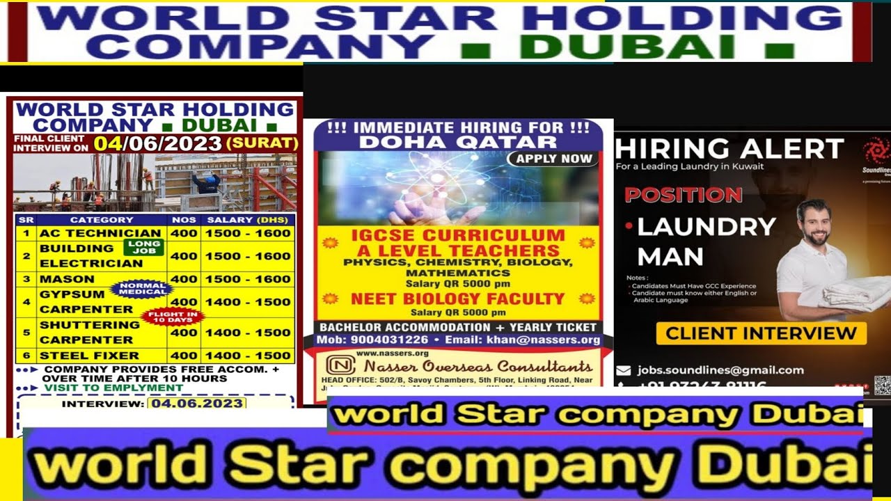 world star holding company Dubai Kaisa Hai,world star holding company ...