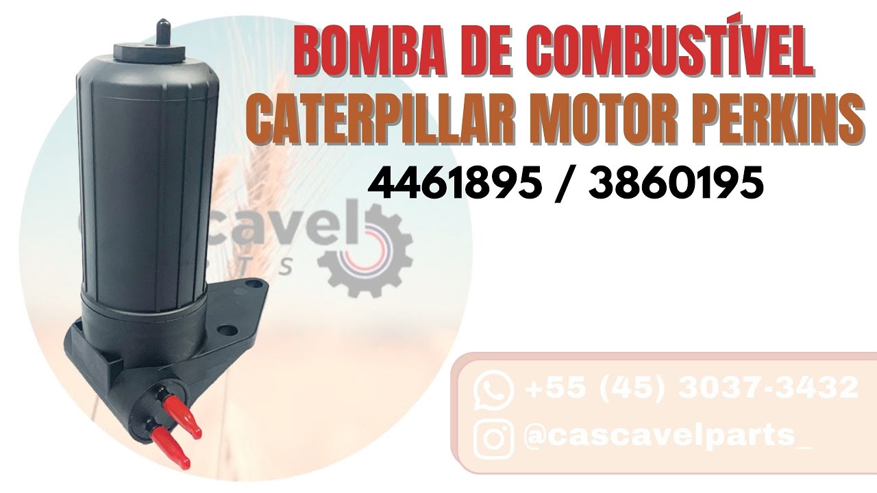 Bomba de Combustível Caterpillar Motor Perkins – 4461895 - 3860195 ...