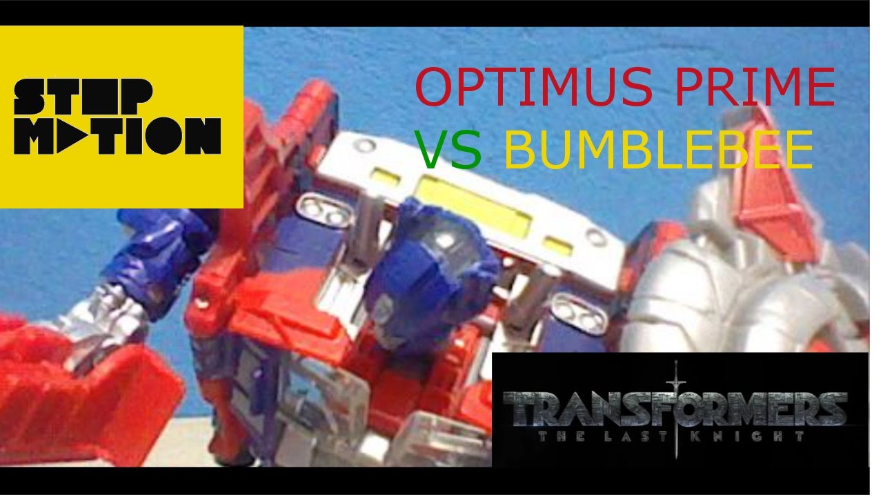 Transformers the last knight optimus vs bumblebee trailer stop motion ...