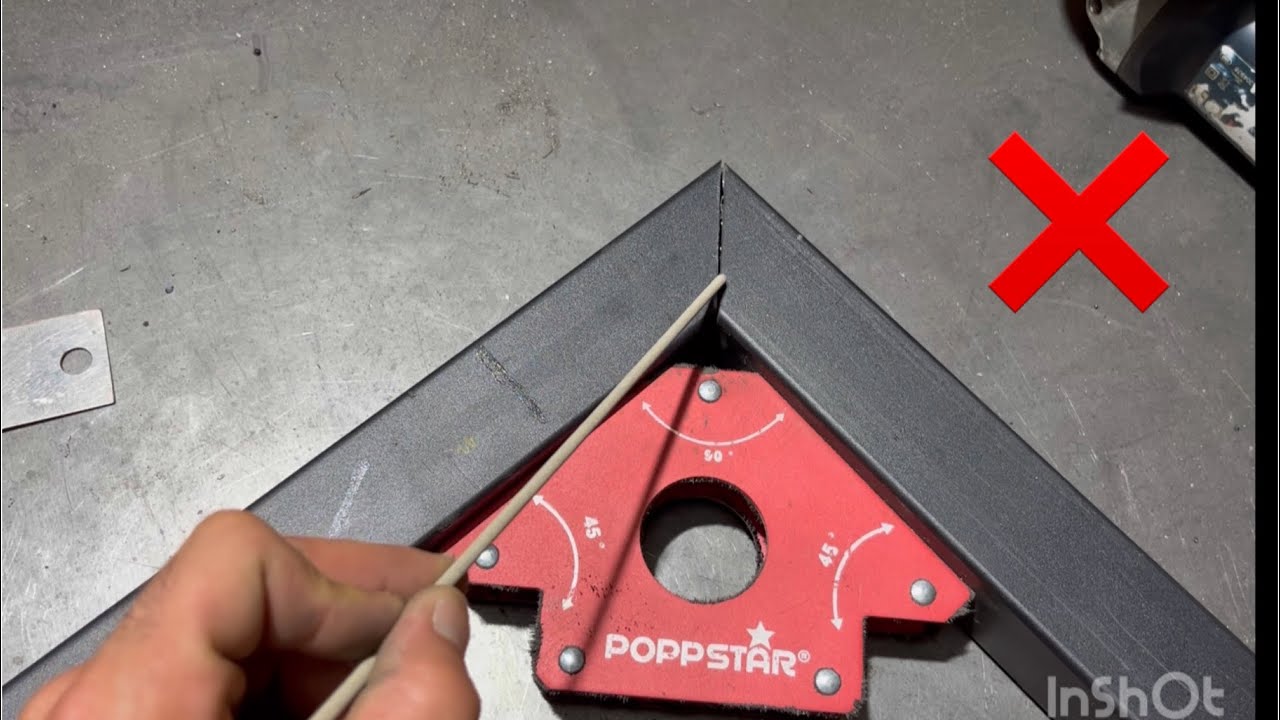 Como soldar juntas de tubos cuadrados delgados con precisión de 90 ...