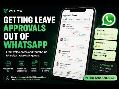 Getting leave approvals out of WhatsApp