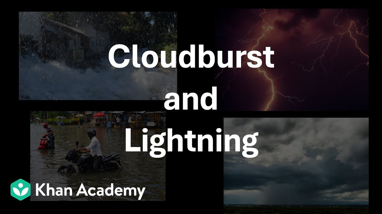 Cloudburst and Lightning | Disaster Management | Middle School ...