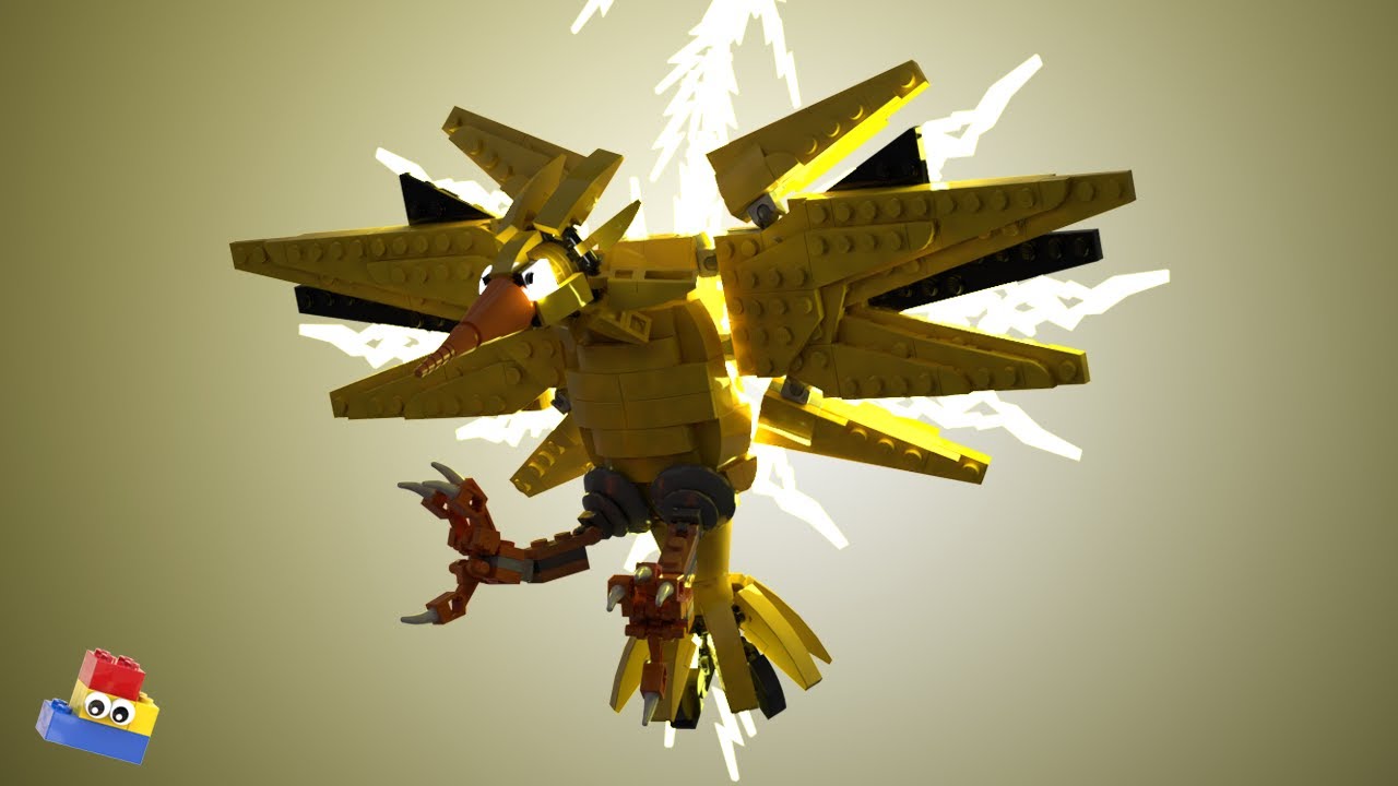 LEGO Pokémon: Zapdos Tutorial - YouTube