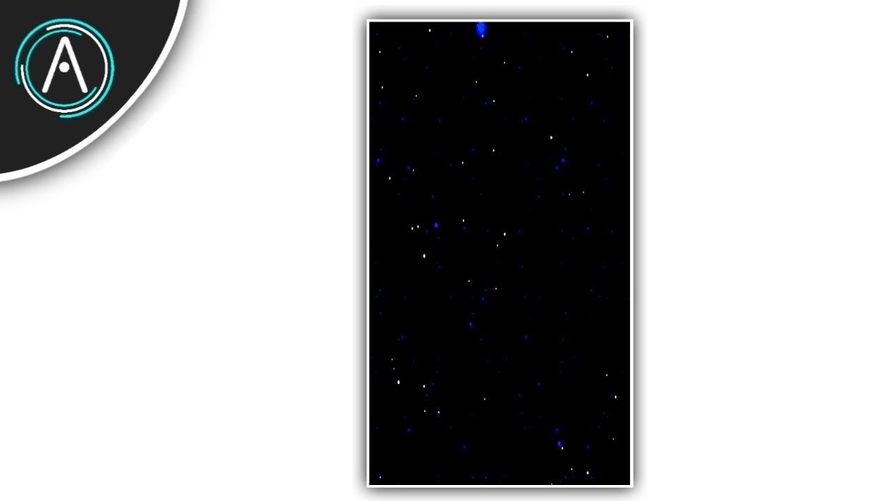 Black screen Dot Particles effect / AjT Tech - YouTube