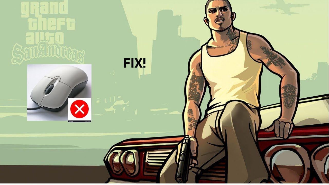 How to fix gta san andreas mouse problem | SKYLINE GAMER - YouTube