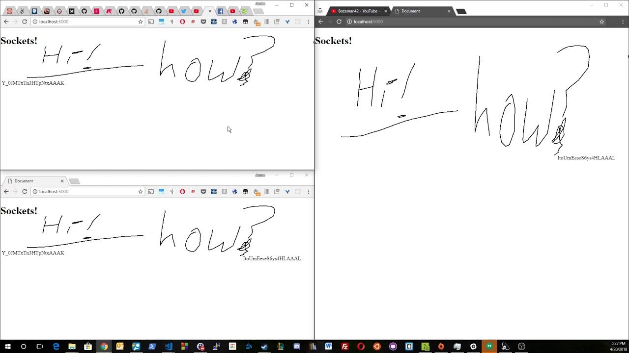 Sockets drawing - YouTube