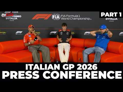 F1 Pre Race Drivers Press Conference | Italian Grand Prix 2026 | PART 1