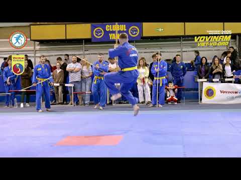 Tứ tượng côn pháp: Marian Hriban 🥉 – Vovinam CN 2025 🇷🇴