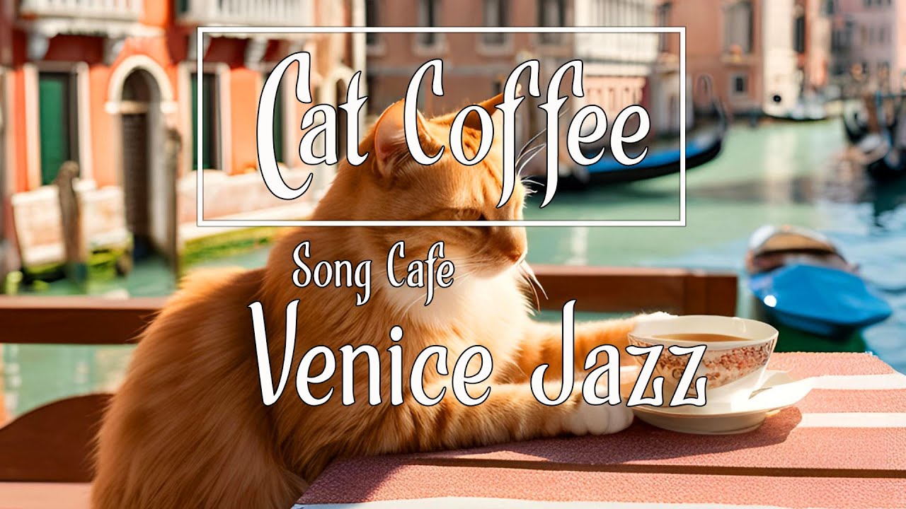 เพลงร้านกาแฟ เพลงผ่อนคลาย ( Venice Jazz ) Cafe Coffee 2 ชม.( CC cat ...