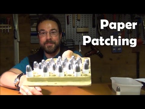 Paper Patching For .577/450 Martini-Henry - YouTube