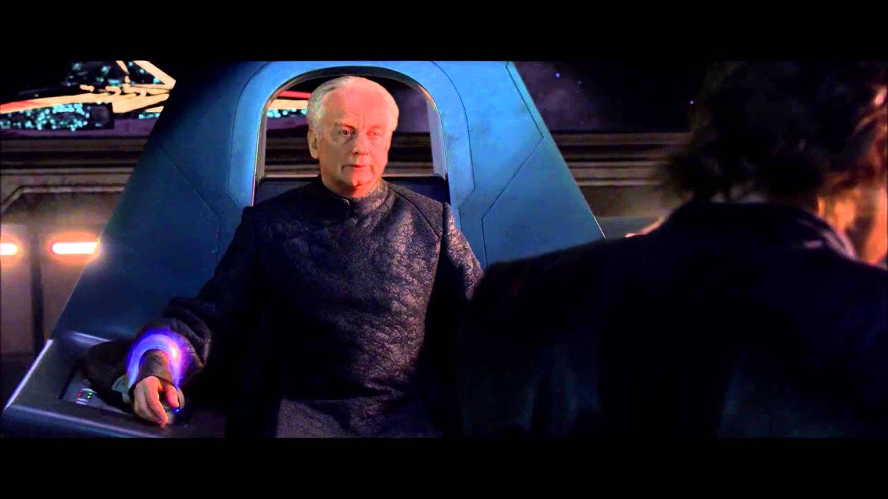 SW Quote Palpatine - You did well Anakin - YouTube