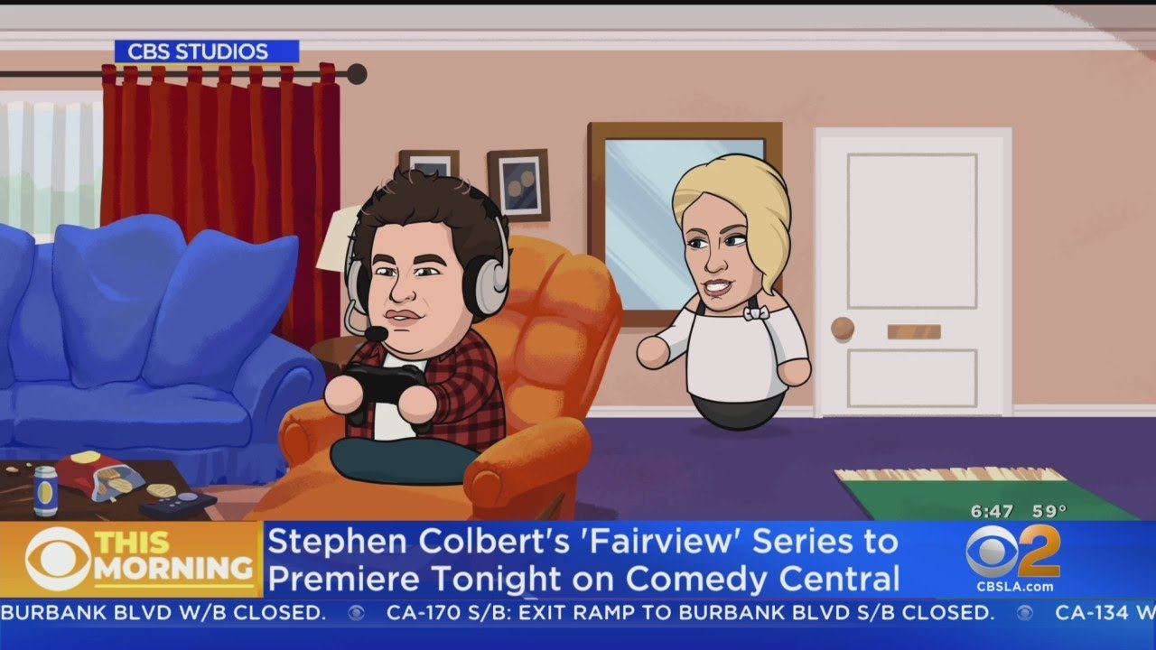 Stephen Colbert's New Animated Series 'Fairview' Set To Premier - YouTube