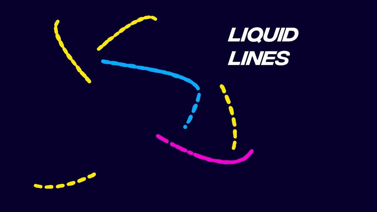 “After Effects Tutorial” Liquid Lines Animation (Анимация ...