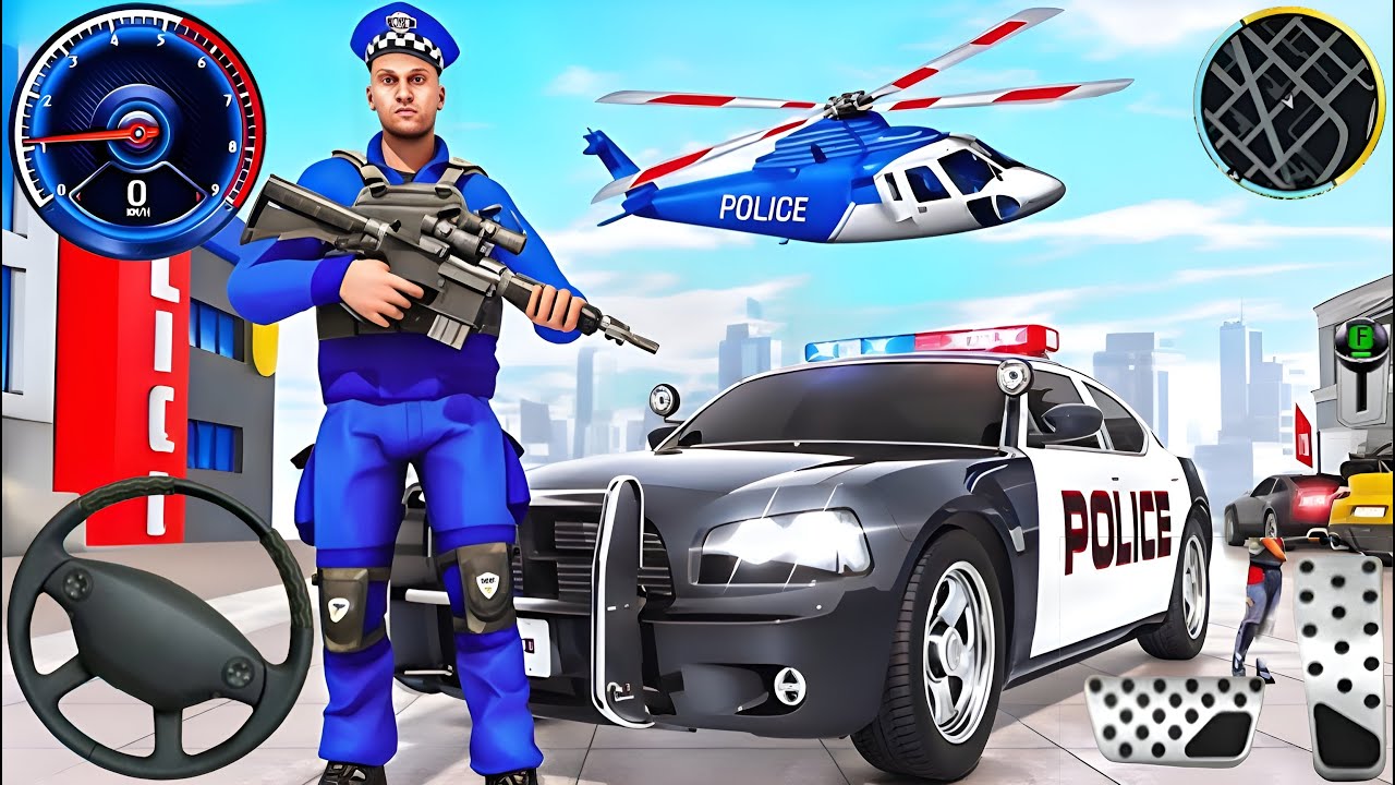 Police Car Chase Simulator 3D Game - Real Cop Cars Driving Simulator ...