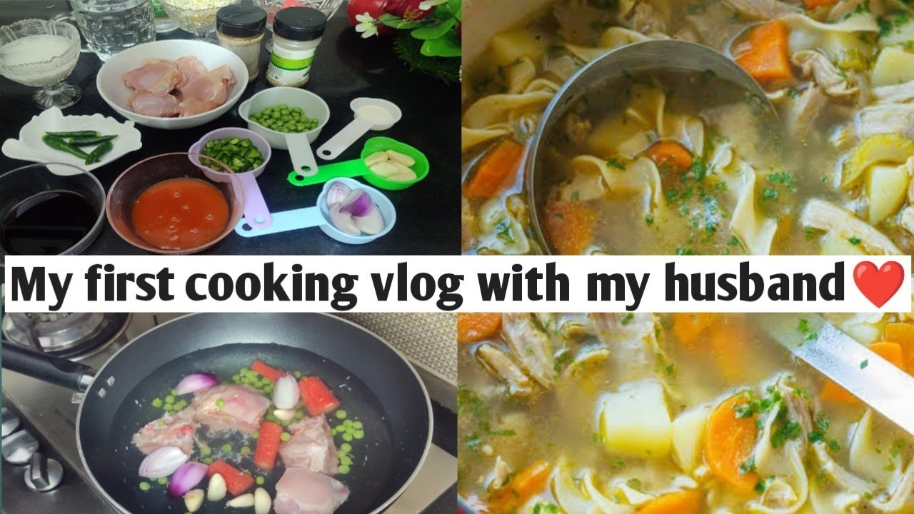 Turkish Chicken Soup Recipe by cook with HRZ | My first cooking vlog ...