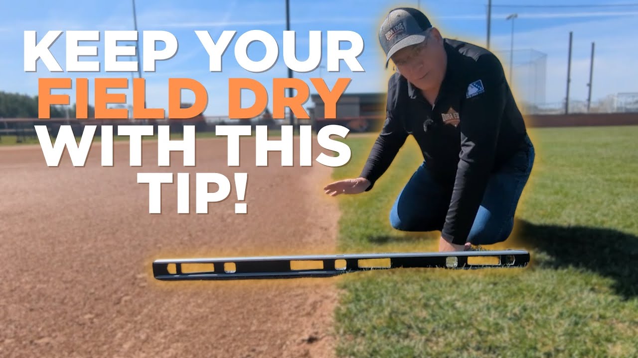 How To Check Your Baseball Field For Lips And High Spots - YouTube