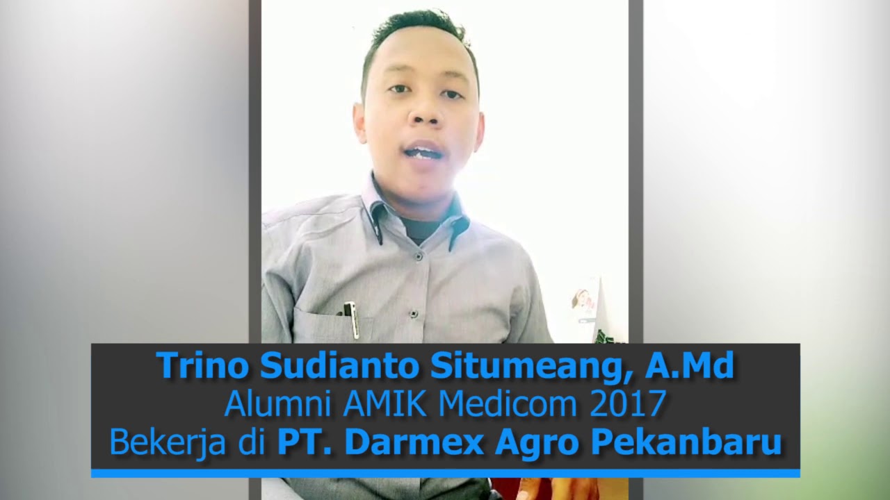 Trino Sudianto Situmeang, A.Md, bekerja di PT. Darmex Agro Pekanbaru ...