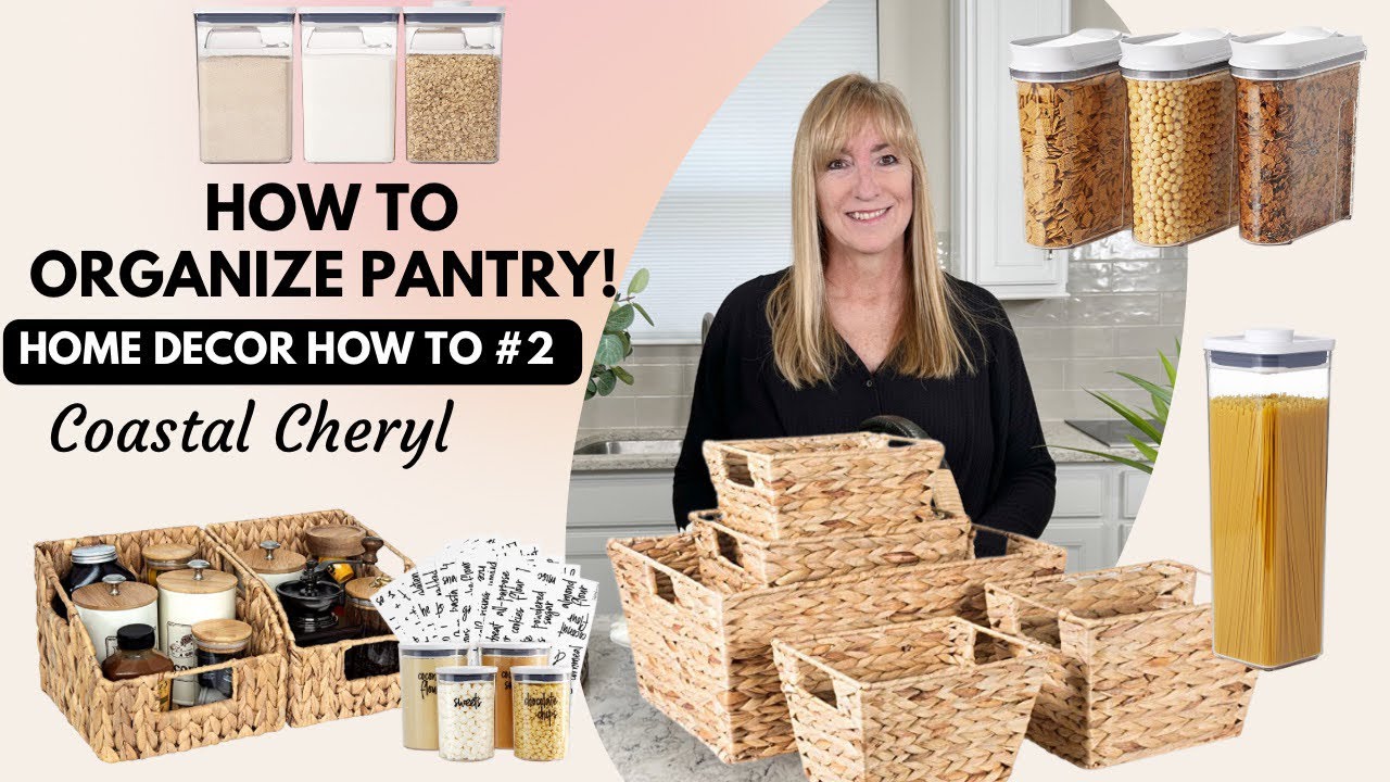 How To Organize Pantry / Home Decor How To series #2 - YouTube