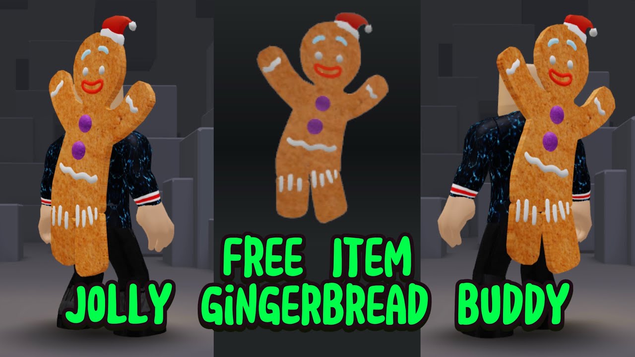 Cara Mendapatkan ITEM GRATIS JOLLY GINGERBREAD BUDDY di ROBLOX 😍😍 - YouTube