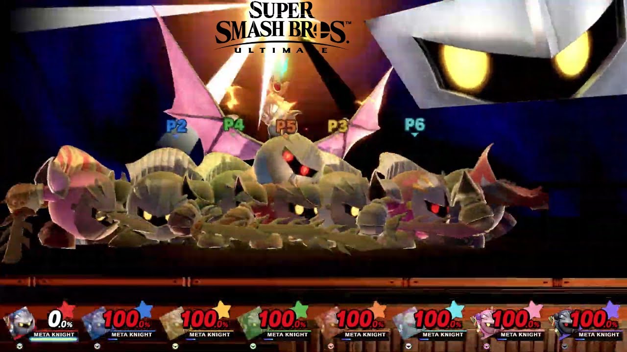 Super Smash Bros Ultimate 8 Player Final Smash Meta knight! - YouTube