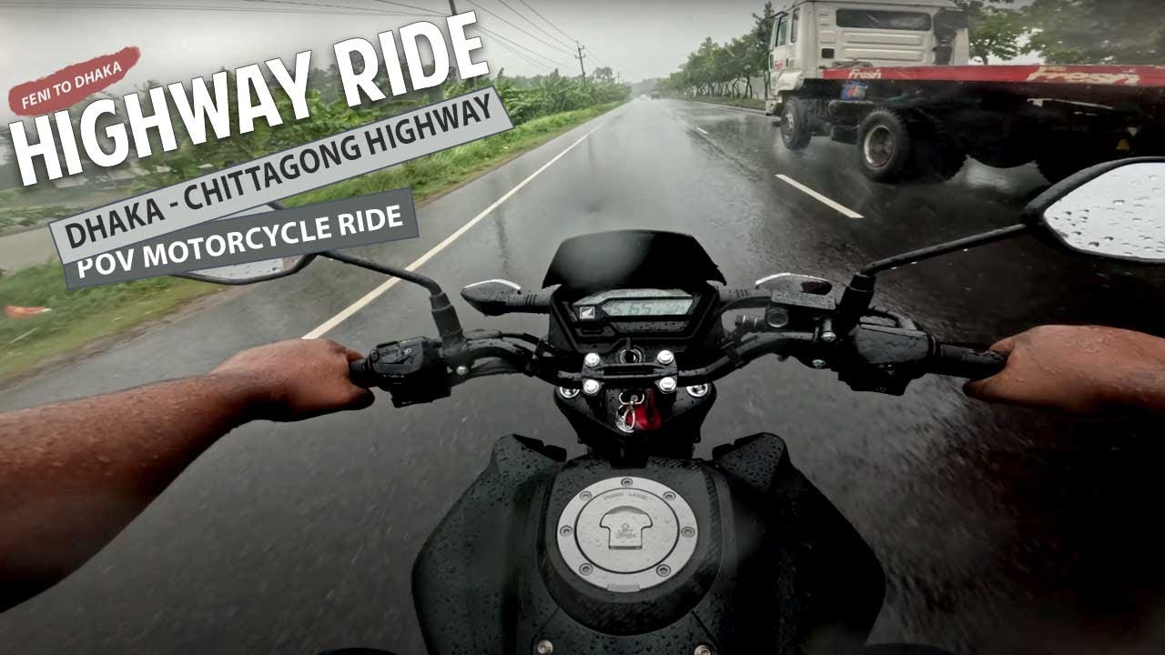 Feni To Dhaka Highway Ride | Honda XBlade ABS | POV Motorcycle Riding ...
