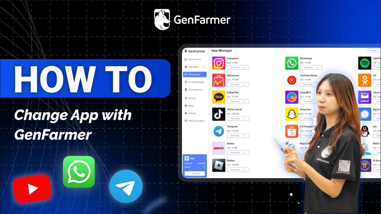 HOW TO CHANGE APP WITH GENFARMER | Install Apps via APK or Store - YouTube