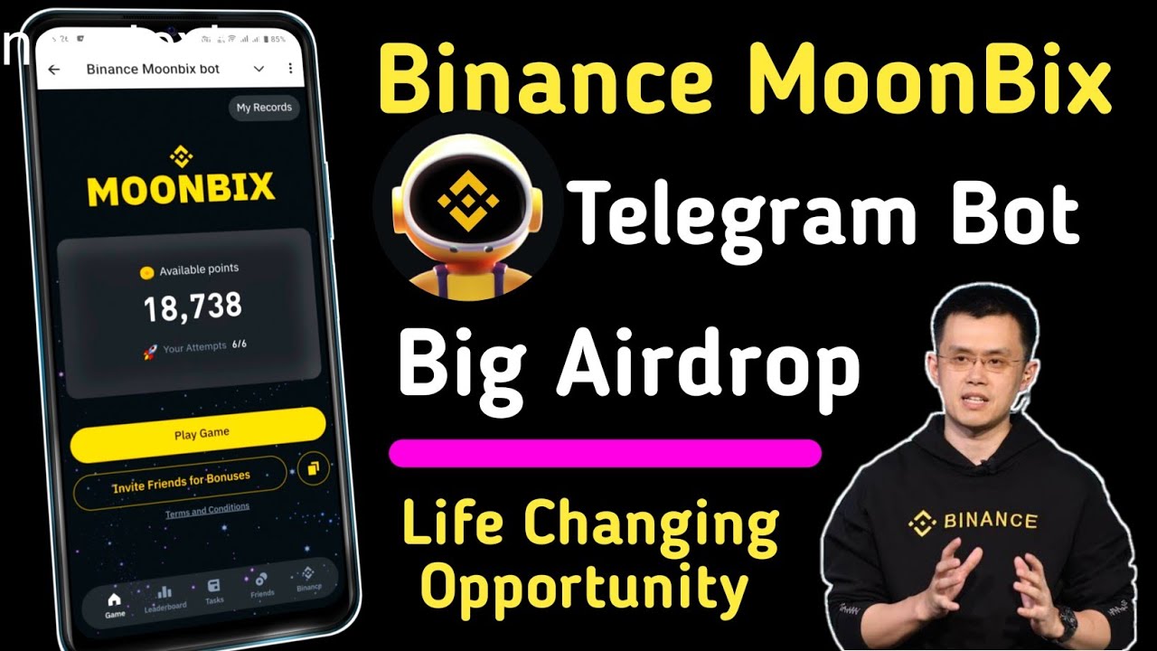 Binance MoonBix Telegram Project ! Moonbix project full review ! binance telegram bot - YouTube