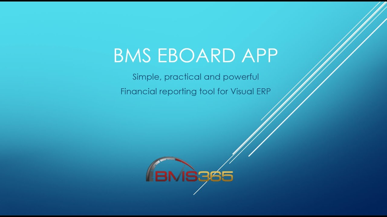 Webinar April 11 2024 - BMS eBoard app for Visual ERP - YouTube