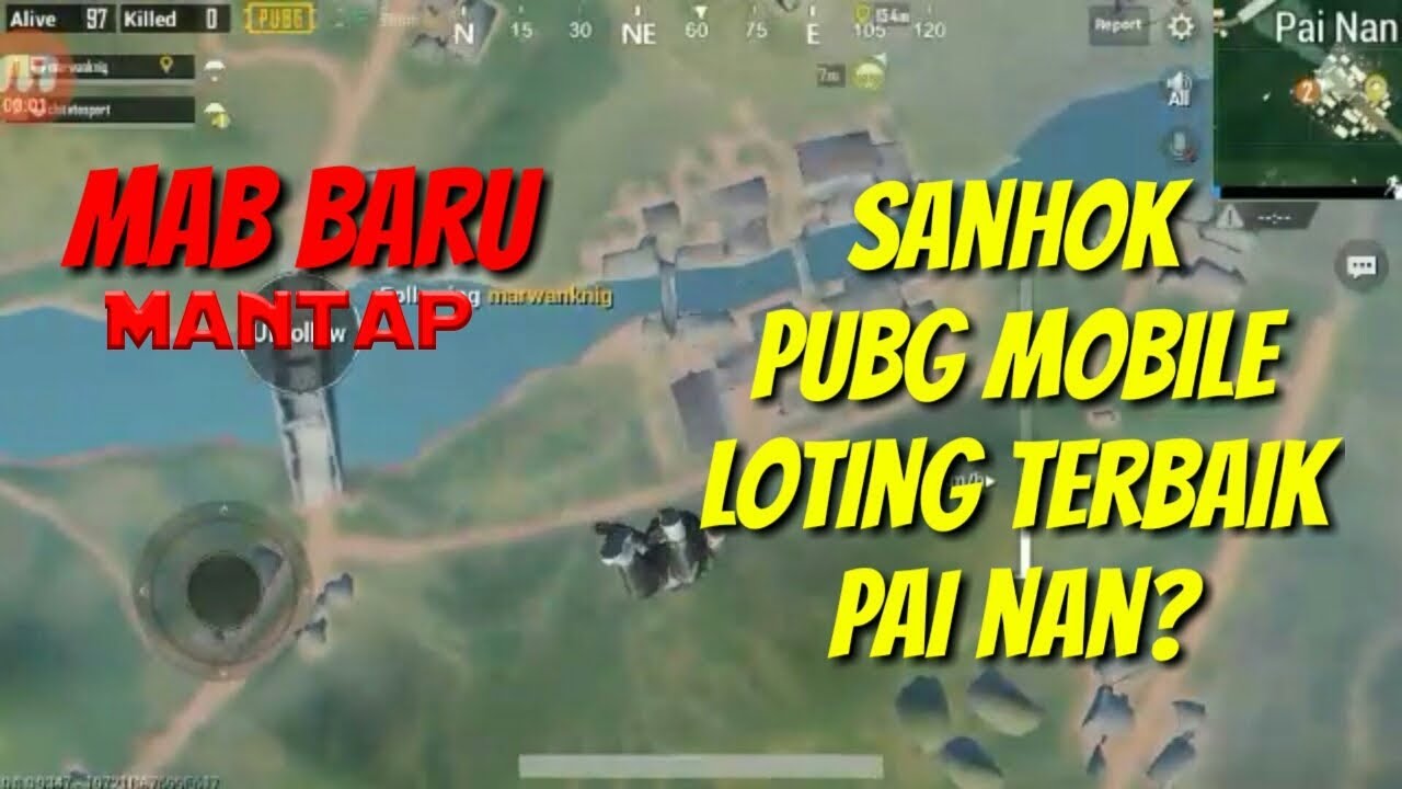 3 SANHOK LOTING TERBAIK PAI NAN ? MAP BARU PUBG MOBILE INDO MANTAP ...