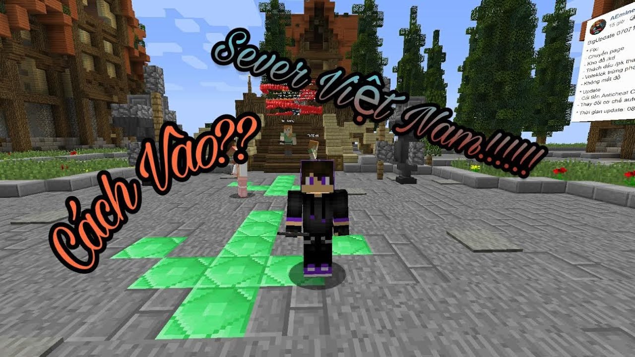 Cách vào Sever AEMine (Sever nổi tiếng ở Việt Nam) Trên Minecraft PC ...