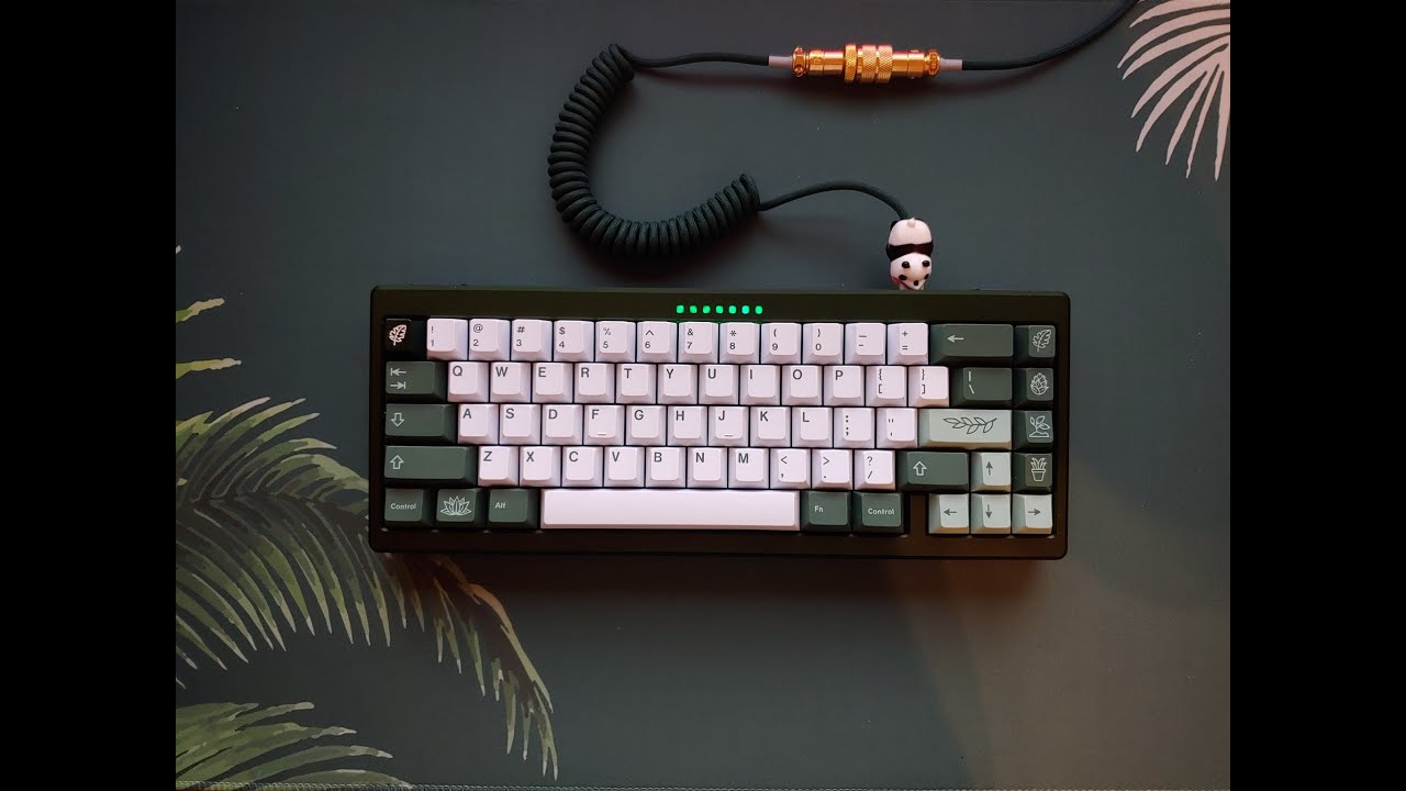 Matrix Noah v1 (China) built with Tealios v2 and GMK Botanical sound ...