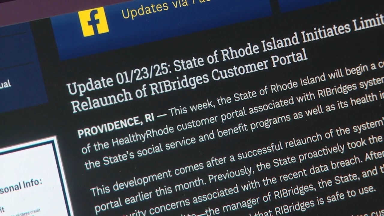 RIBridges website reopens after cyberattack - YouTube